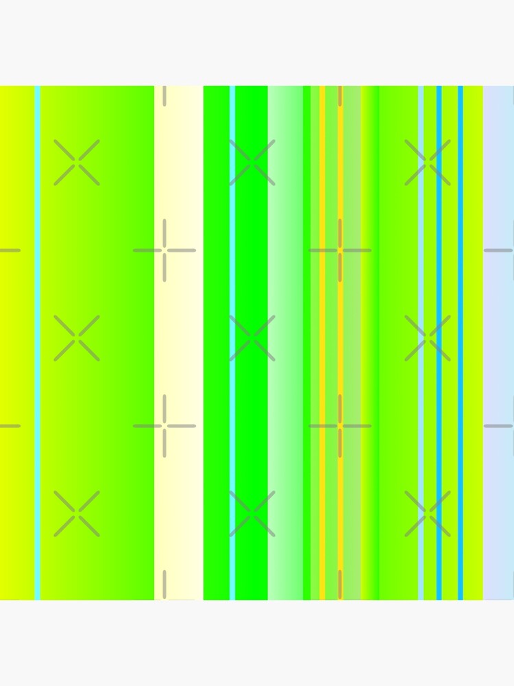 "Lime green vertical stripes | lime green color combination" Poster for ...