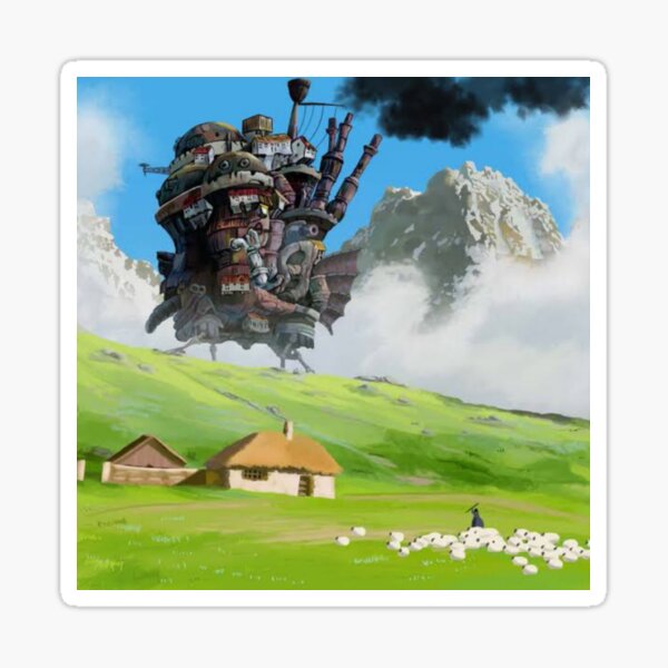 "howls moving castle" Sticker for Sale by animedesigne4u | Redbubble