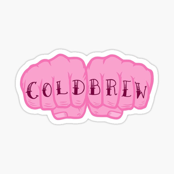"Cold Brew " Sticker by MetalDoggy | Redbubble