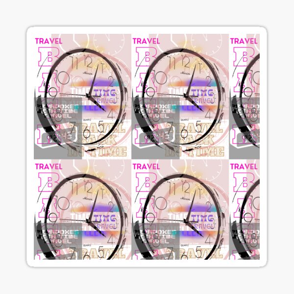 "Travel Back in time/ Looping paradox" Sticker for Sale by choder61 ...