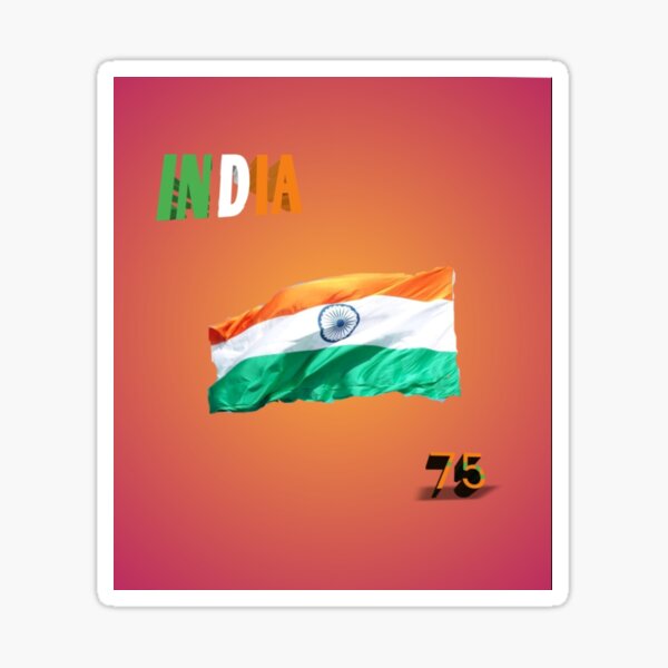 "Tiranga" Sticker for Sale by Chadlimarwan | Redbubble