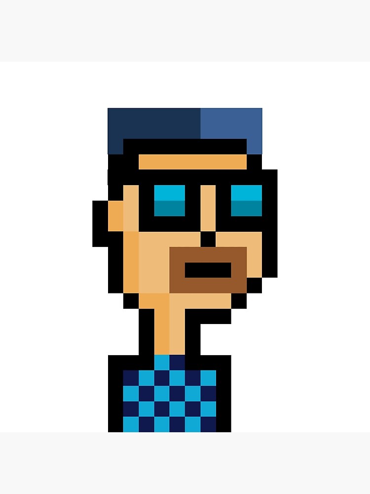 "Beach Boy Pixel Art NFT 02" Poster for Sale by Minimello | Redbubble