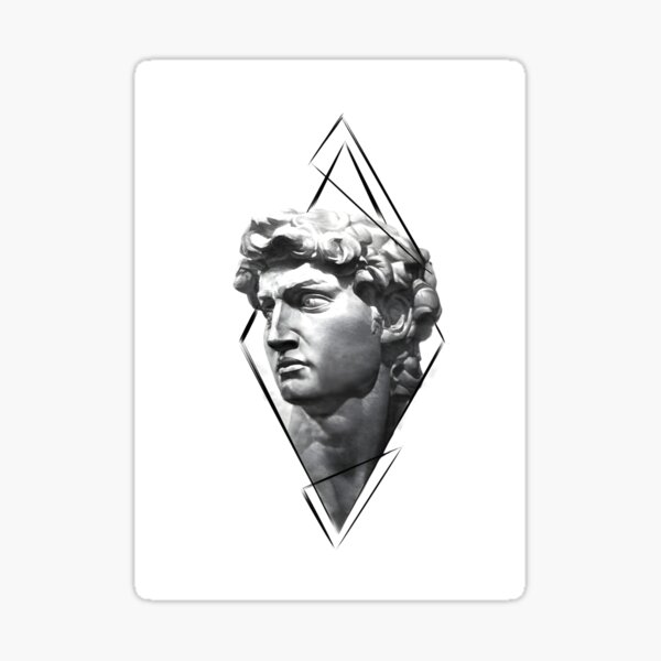 "King David" Sticker for Sale by ELMEHDIMABROUK | Redbubble