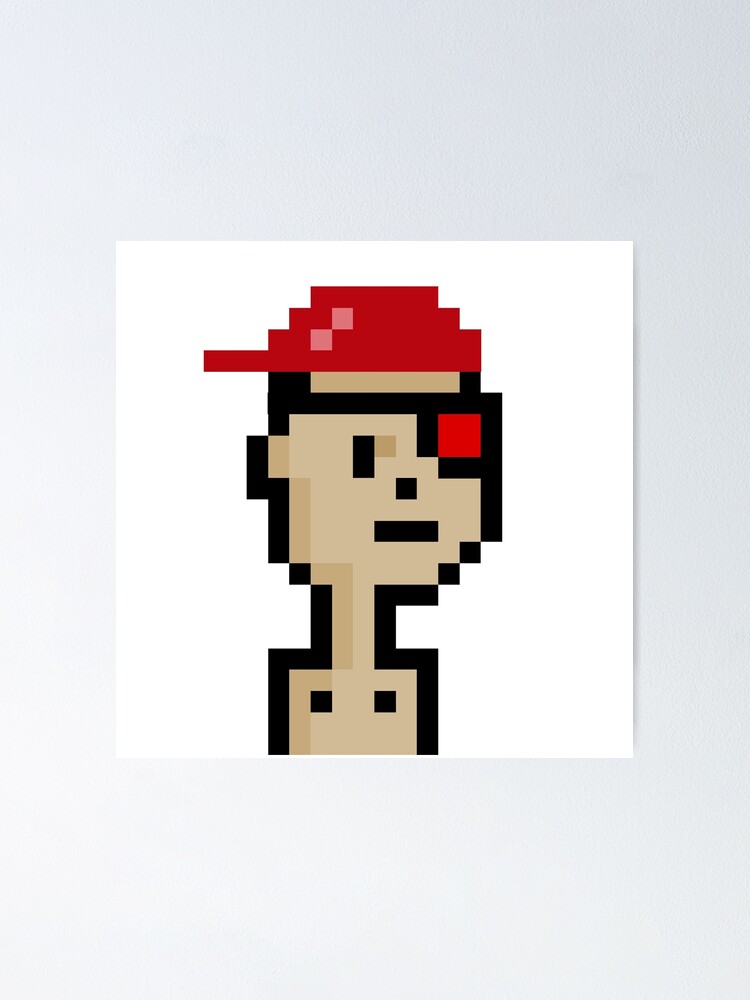 "Beach Boy Pixel Art NFT 03" Poster for Sale by Minimello | Redbubble