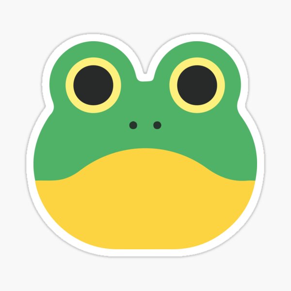 "Frog emoji" Sticker for Sale by ThatBanana | Redbubble