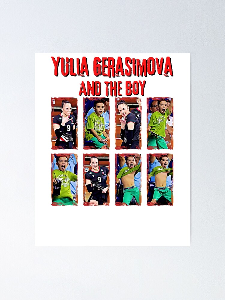 Póster «yulia gerasimova y el niño» de DrawingAndText | Redbubble