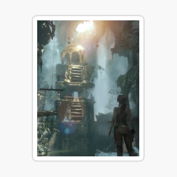 "Lara Croft - Tomb Raider" Sticker by imnotanumber | Redbubble