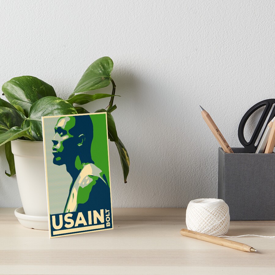 "Jamaica Icons | Usain Bolt | HOPE Poster | Famous Jamaican Athlete ...