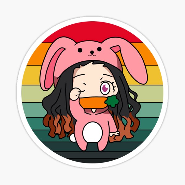 "Demon Girl Kawaii Nezu-ko" Sticker for Sale by JenniferNoHK | Redbubble