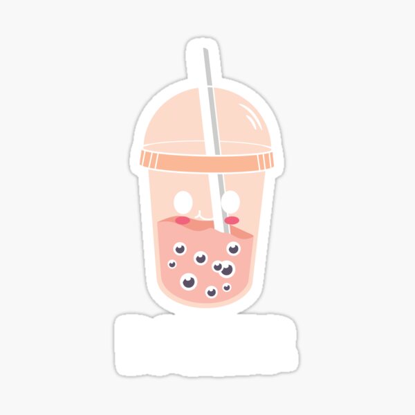 "Cute Baller - Boba Tea Bubble Tea Anime Kawaii " Sticker for Sale by ...
