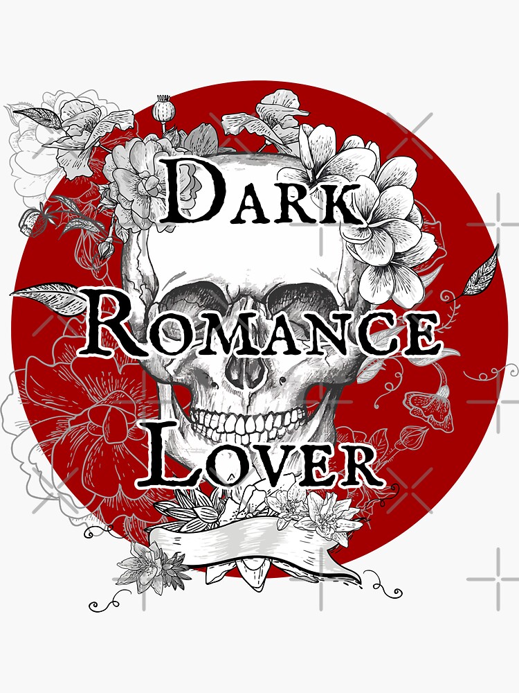 "Dark Romance Book Lover" Sticker for Sale by SaveAgentCarter | Redbubble