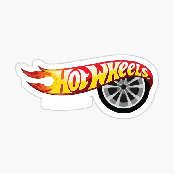"Hot wheels" Sticker for Sale by SharathKumarS | Redbubble