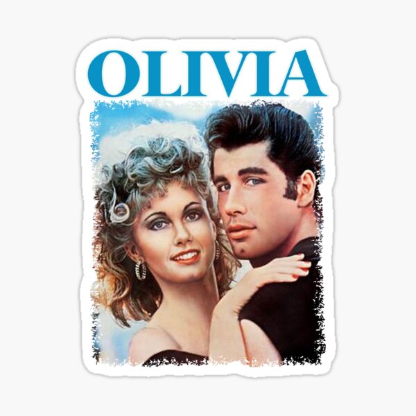 "RIP Olivia Newton-John" Sticker for Sale by Valentino568 | Redbubble