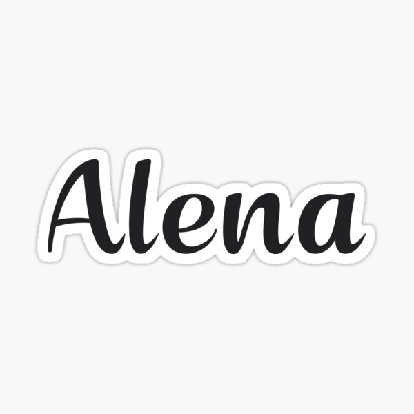 "Alena" Sticker for Sale by 99Posters | Redbubble