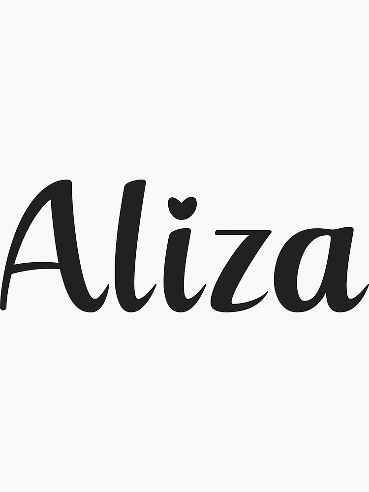 "Aliza" Sticker for Sale by 99Posters | Redbubble