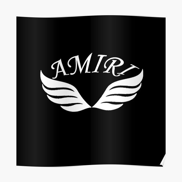 "Amiri Logo" Poster for Sale by Beltaz20 | Redbubble