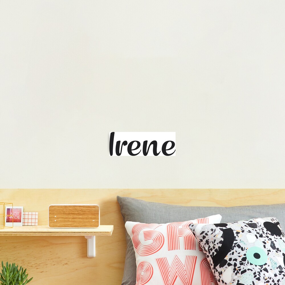 "Irene Name" Sticker for Sale by 99Posters | Redbubble