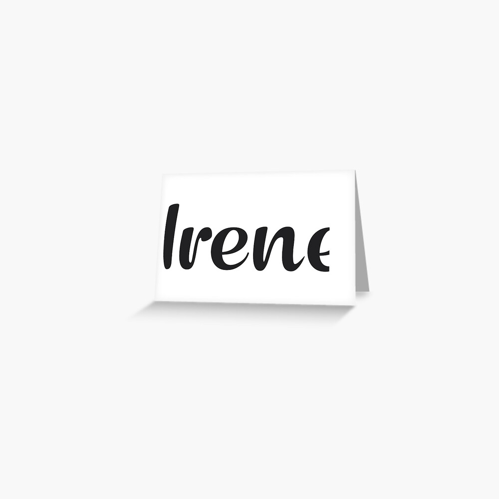"Irene Name" Sticker for Sale by 99Posters | Redbubble