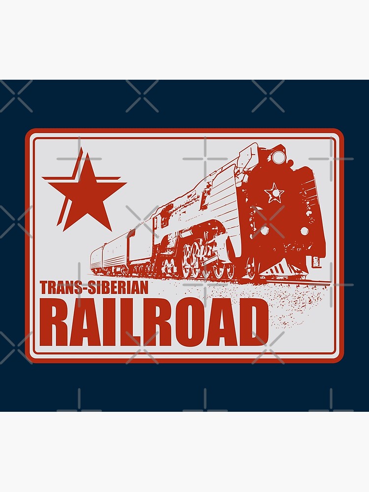 "Trans-siberian Railroad" Poster for Sale by TheRailStation | Redbubble