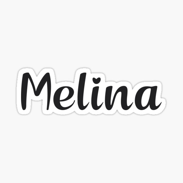 "Melina Name" Sticker for Sale by 99Posters | Redbubble