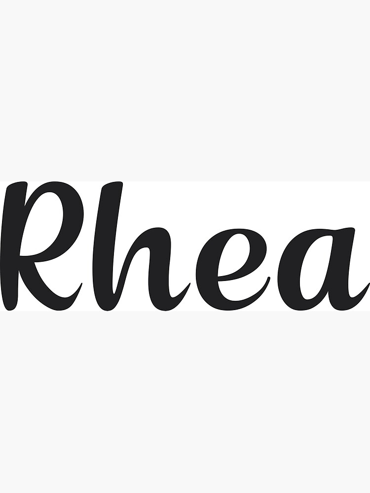 "Rhea Name" Poster for Sale by 99Posters | Redbubble