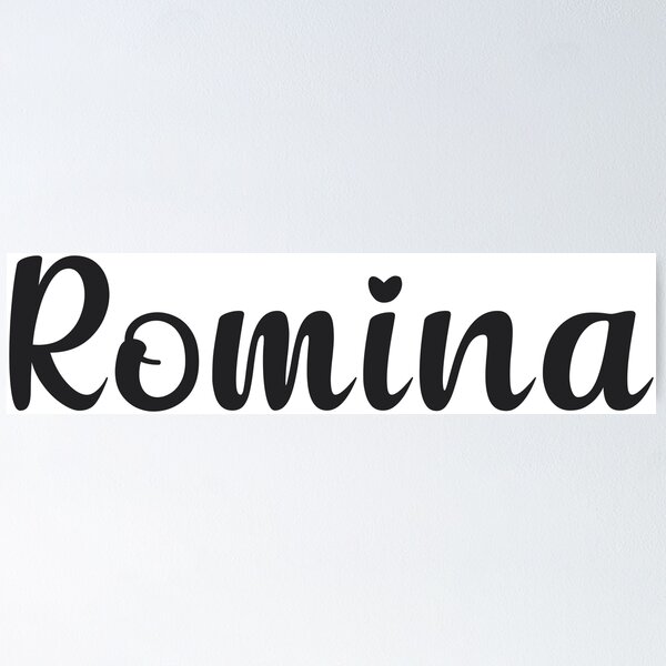 "Romina Name" Poster for Sale by 99Posters | Redbubble