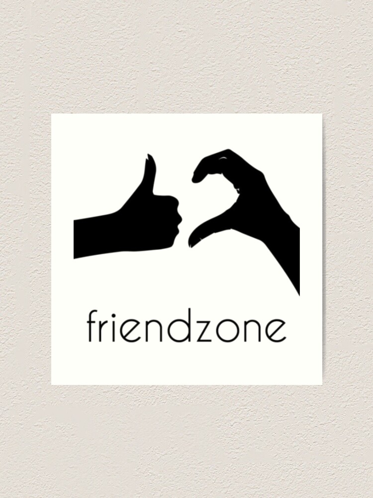 Impression artistique « FRIENDZONE logo :3 ! », par bataha | Redbubble