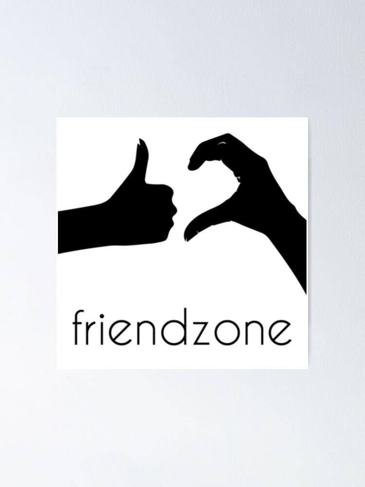"FRIENDZONE logo :3 !" Poster for Sale by Printes Digital | Redbubble