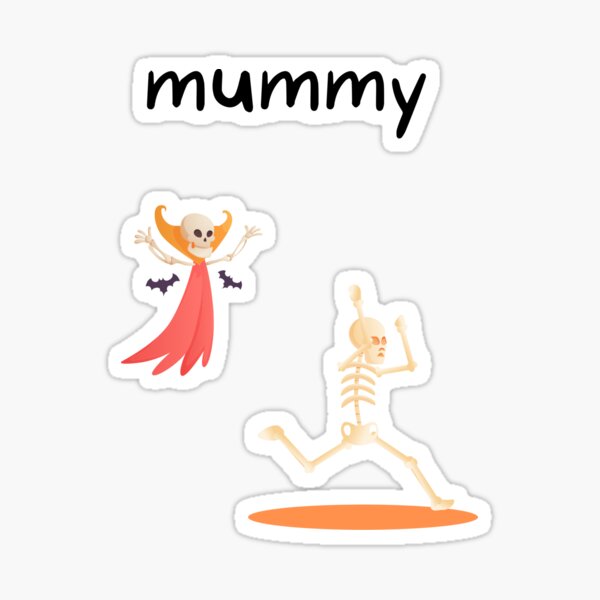 "mummy movie bumper" Sticker for Sale by ROBOUE | Redbubble
