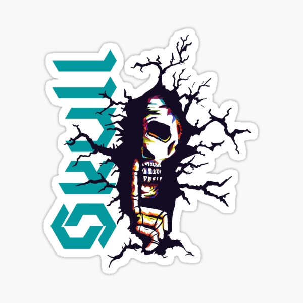 "Funny mummy movie bumper, skull " Sticker for Sale by ROBOUE | Redbubble