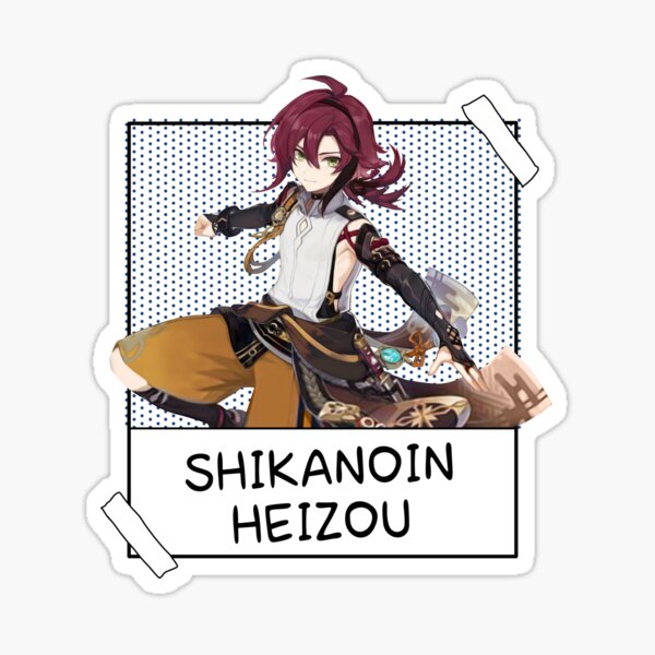 "Shikanoin Heizou" Sticker for Sale by Teetrands | Redbubble