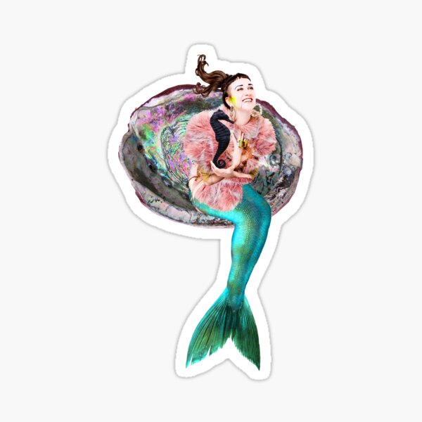 "mermaid nai palm" Sticker by djmahealani | Redbubble