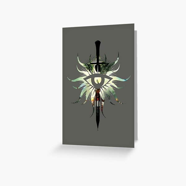 "Dragon Age: Inquisition Symbol" Greeting Card by nekhebit | Redbubble