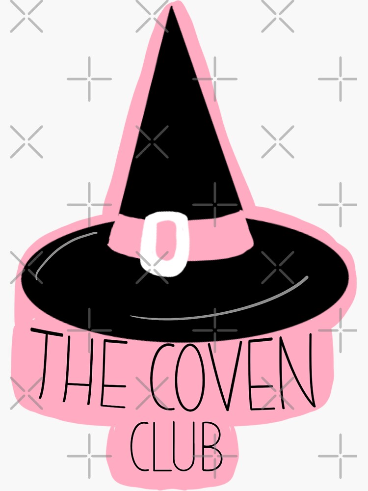 "The Coven Club" Sticker for Sale by Iseartbyikea | Redbubble