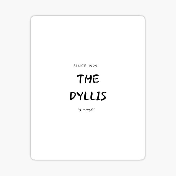 "THE DYLLIS for basic" Sticker for Sale by THEDYLLIS | Redbubble
