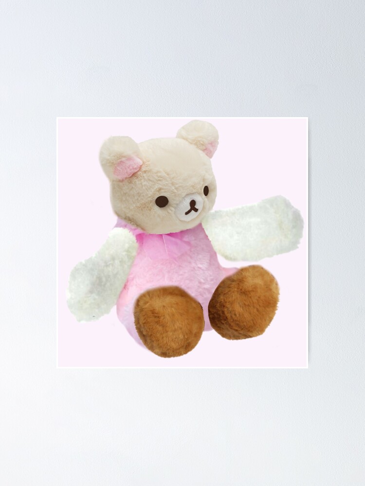 "Cute Mismatched Bear Plush" Poster for Sale by Sn4ilB | Redbubble