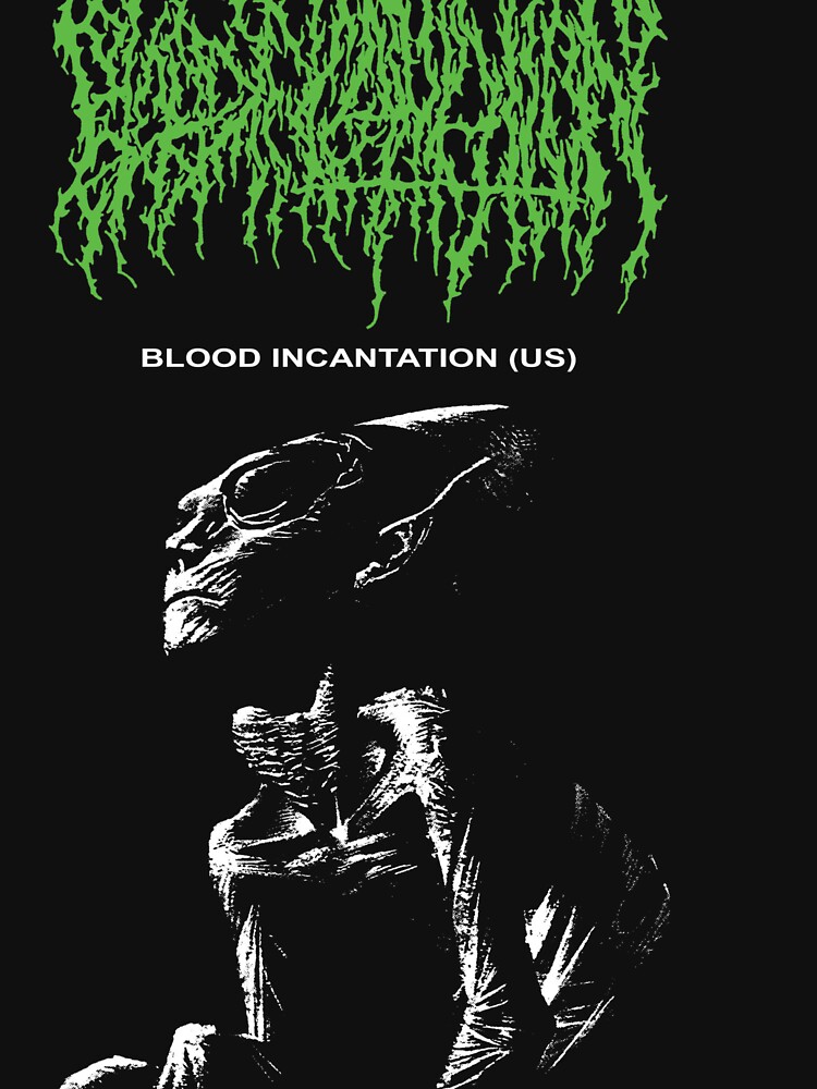 "BLOOD INCANTATION MERCH" T-shirt for Sale by sdolasdelox | Redbubble ...
