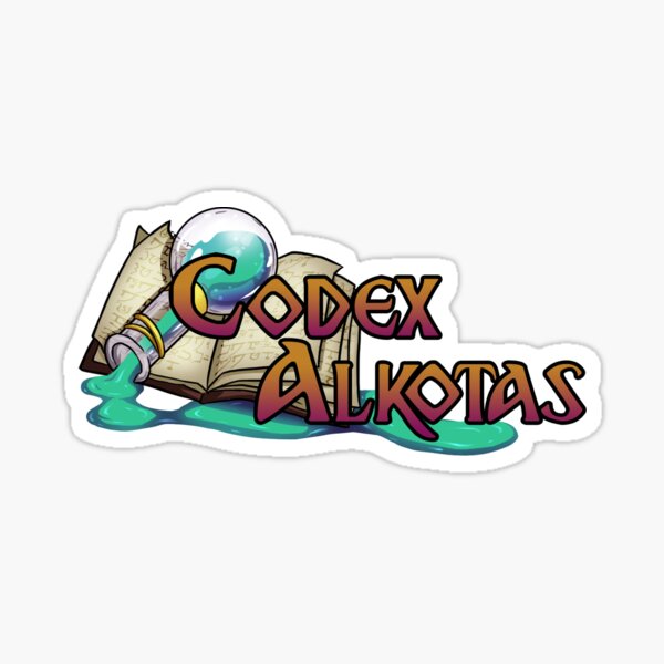 "Codex Alkotas" Sticker for Sale by Renezuo | Redbubble