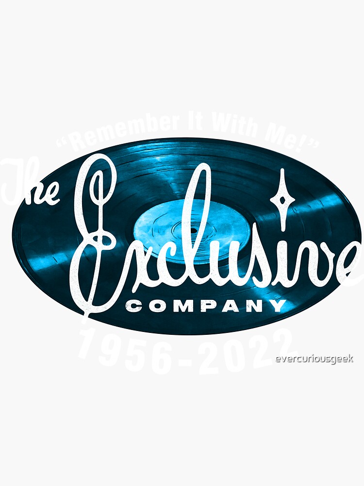 "The Exclusive Company - Remember It With Me! (Transparent Vinyl Decal ...
