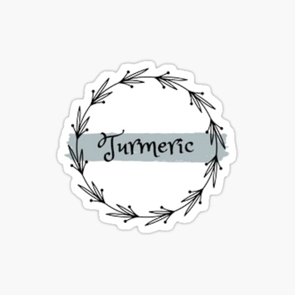 "Turmeric" Sticker for Sale by irenhr | Redbubble