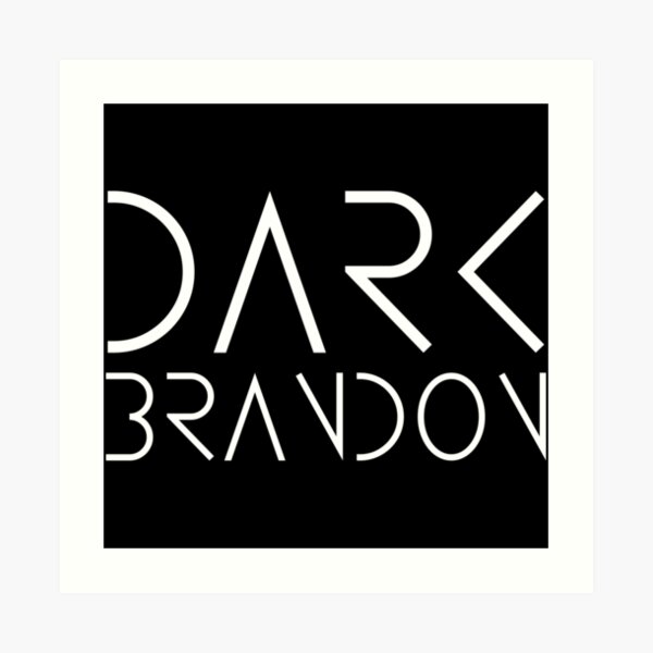 "Dark Brandon, Dark Brandon Meme" Art Print for Sale by kamaraton ...