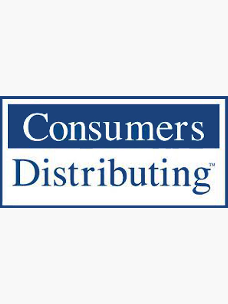 "Consumers Distributing Logo" Sticker for Sale by djmattrussell | Redbubble