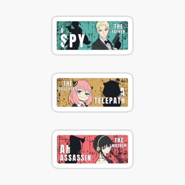 "Spy Family Meet the Family" Sticker for Sale by Nachosbuenos | Redbubble