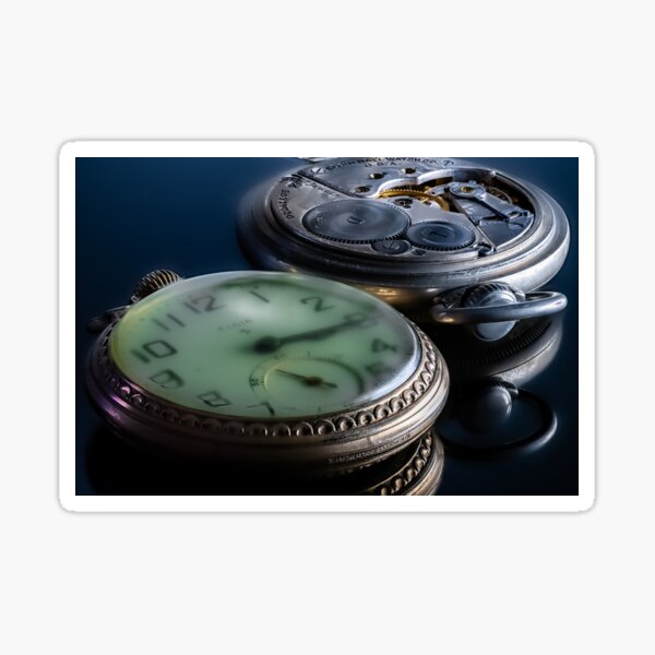 "Antique Pocket Watches" Sticker for Sale by TP-Designs | Redbubble