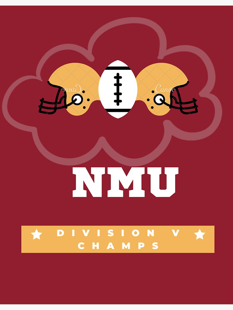 "NMU Football" Sticker for Sale by NothingMattersU | Redbubble