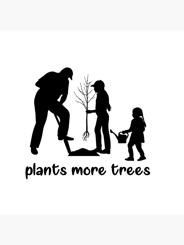 "plant more trees" Poster for Sale by raniaa-dhm | Redbubble