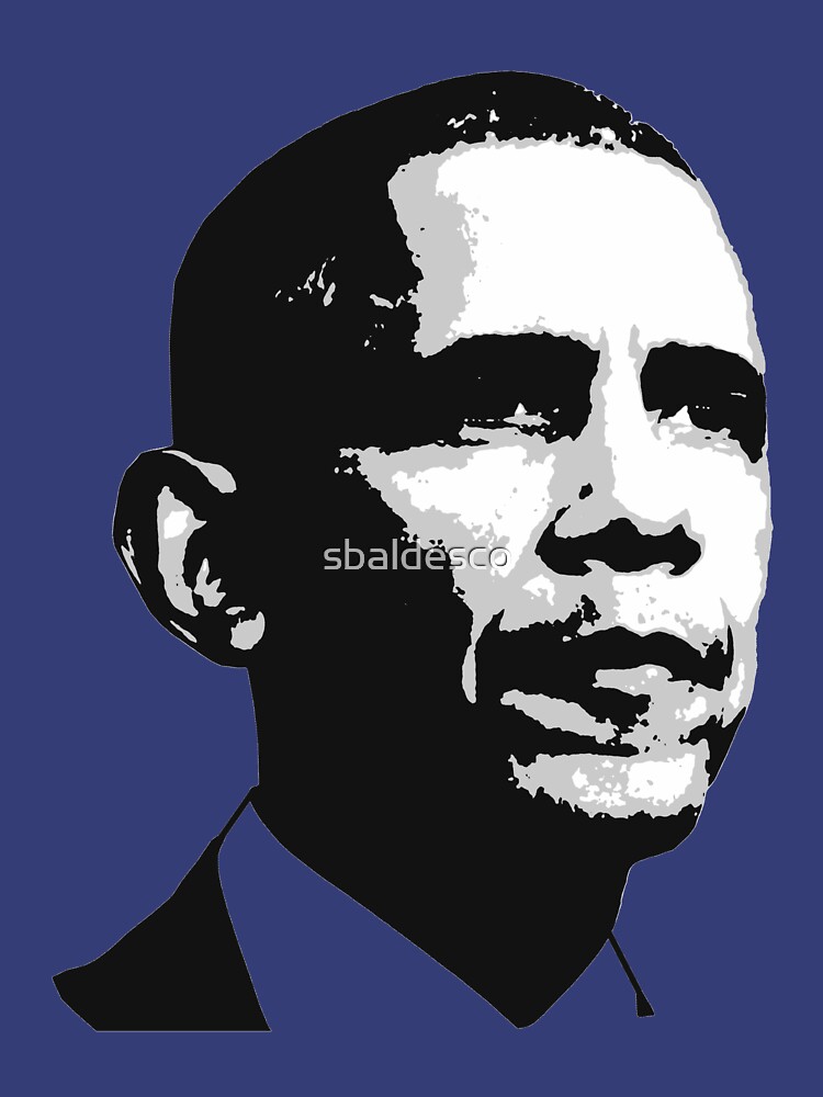 "President Barack Obama - Graphic Design" T-shirt by sbaldesco | Redbubble