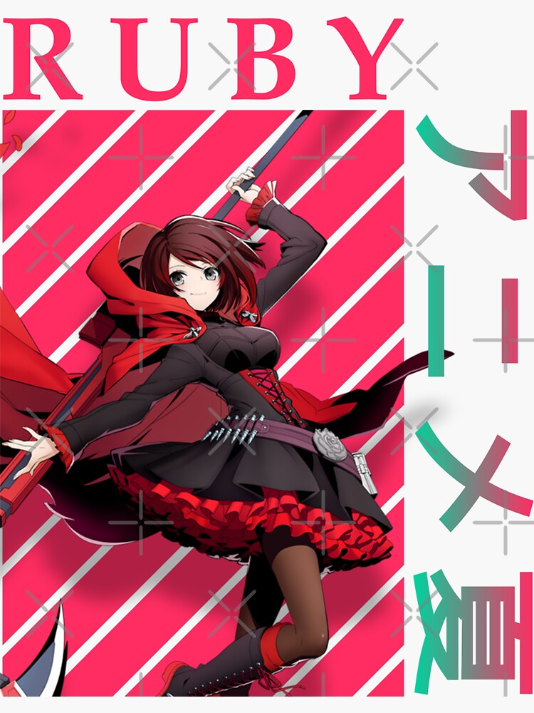 "Ruby Rose - RWBY: Hyousetsu Teikoku g" Sticker for Sale by Shopkawii ...