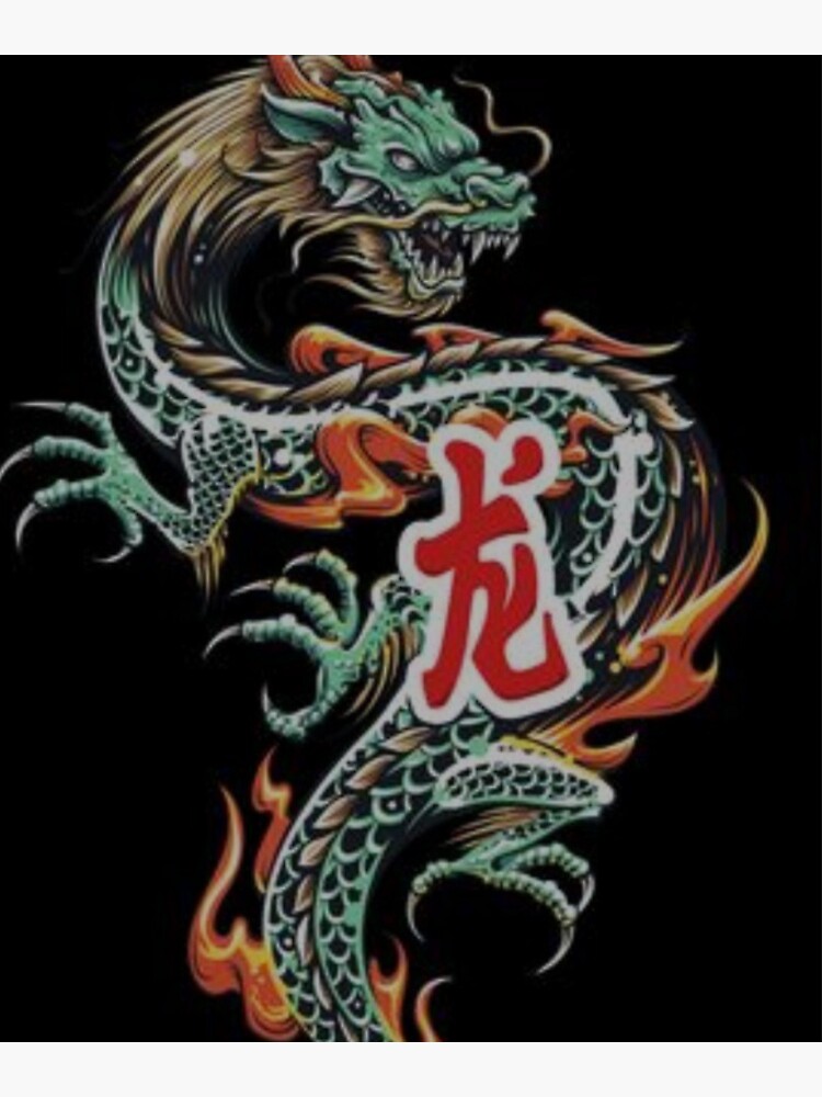 "dragon, dungeons and dragons,anime, dragons, manga, japan" Sticker for ...