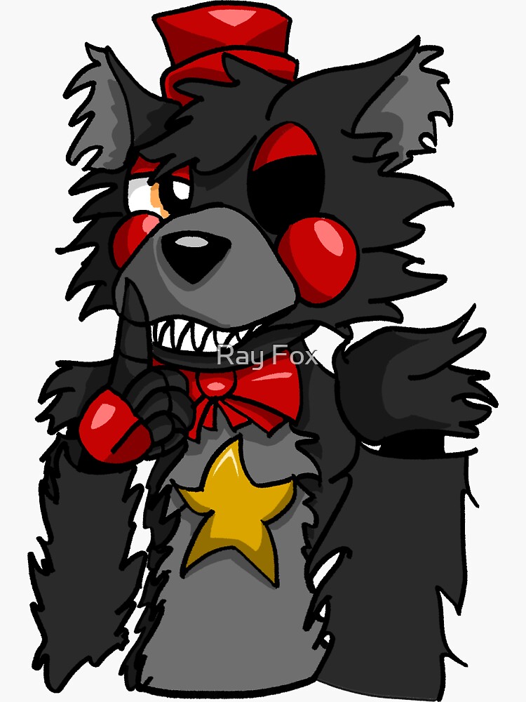 "Cool Lefty fnaf" Sticker for Sale by glitch-fox | Redbubble